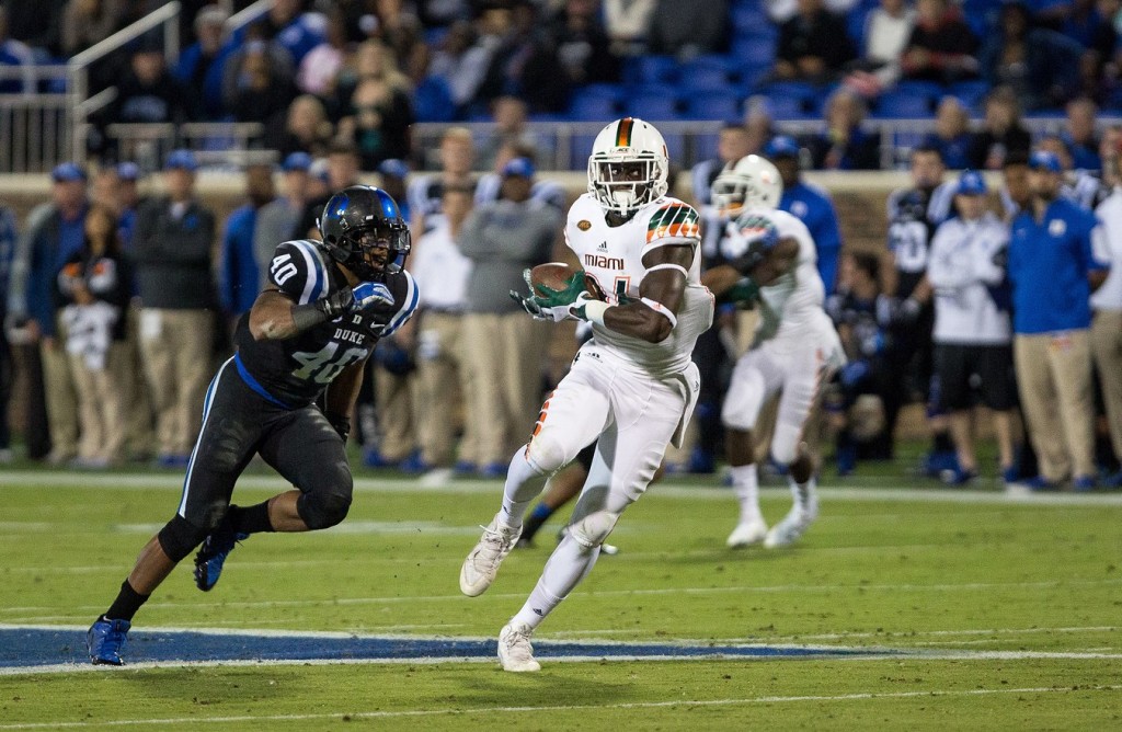 Miami Hurricanes upset Duke 30-27 in last-second stunner - The Miami ...
