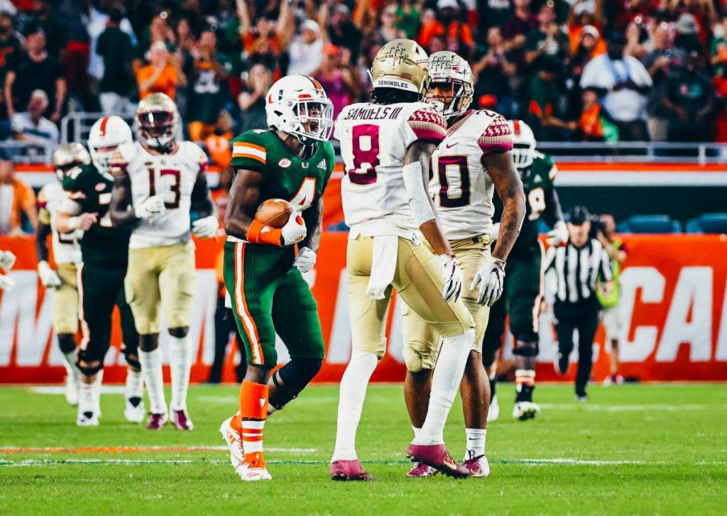 Miami defense asserts dominance in 27-10 win over Florida State - The ...