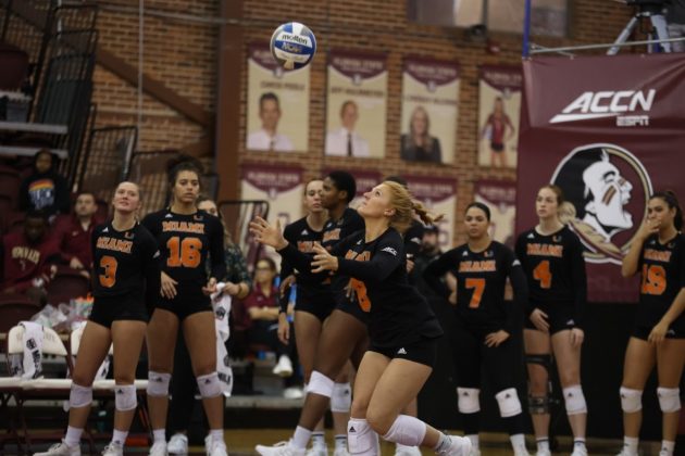 Miami volleyball’s comeback effort falls short against rival Florida ...