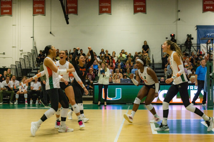 Game of the Year: Miami volleyball defeats No. 5 Stanford in a nail ...
